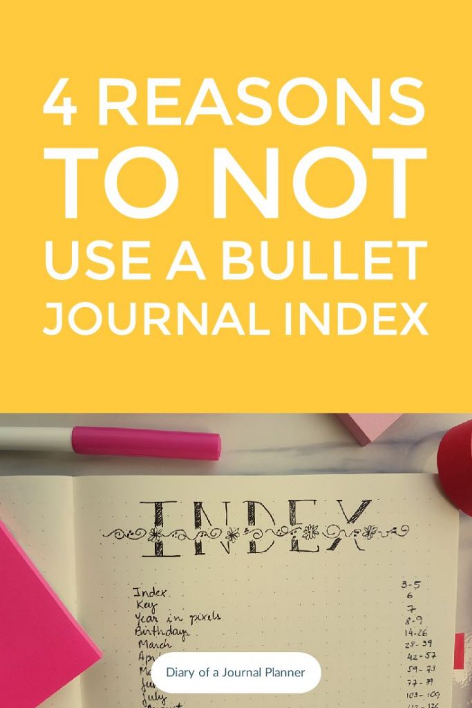 What is a Bullet Journal Index? (+ 5 reasons to use one!)