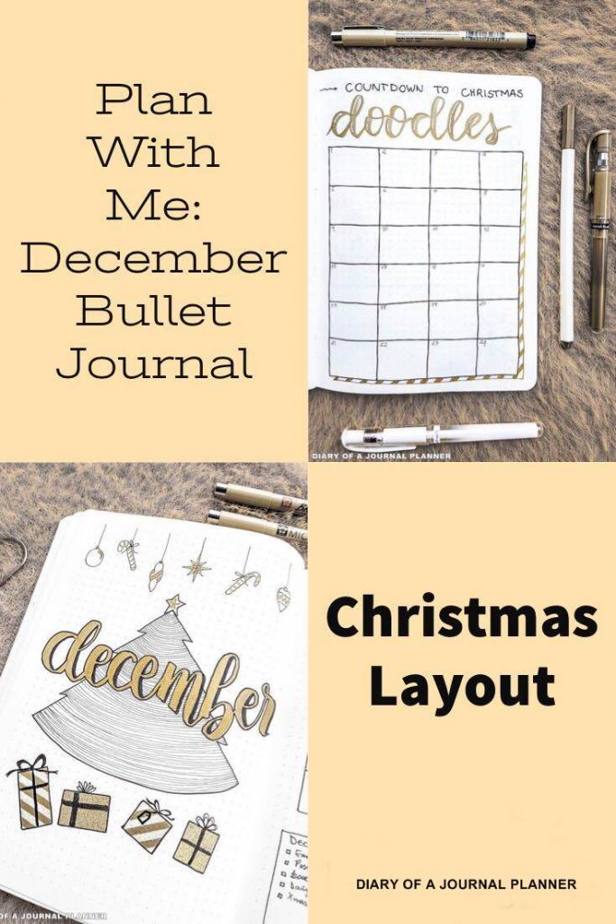 December Bullet Journal (Christmas Spreads That You Need In Your Bujo)