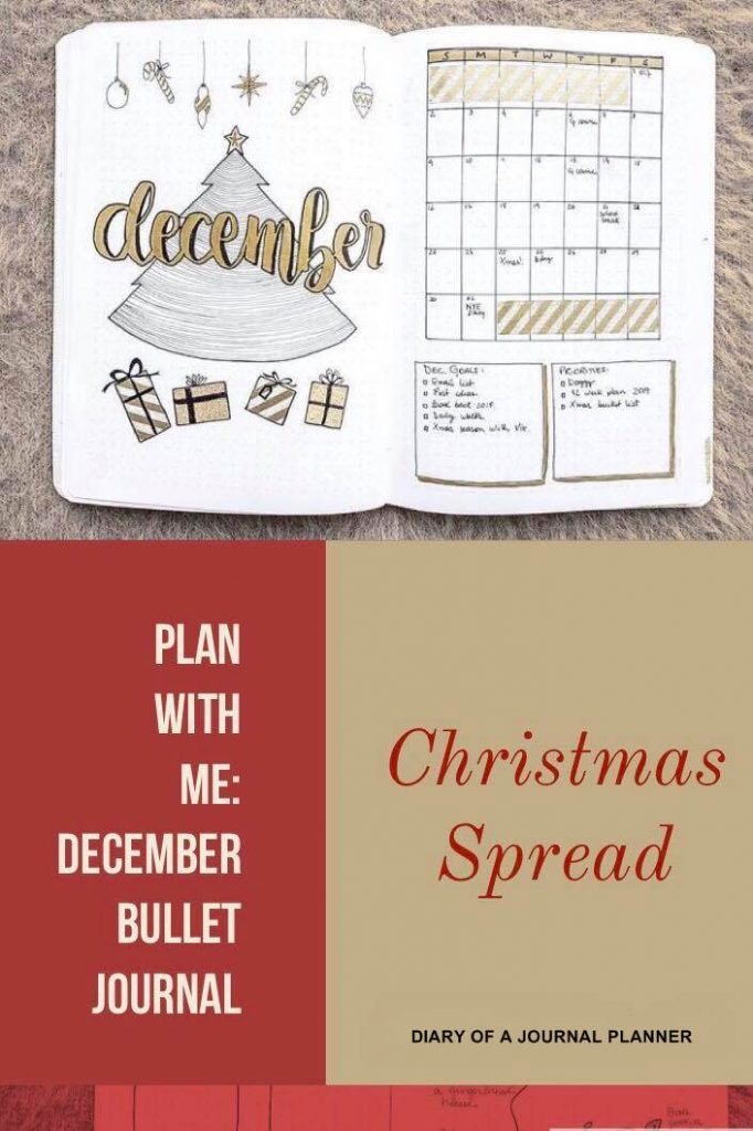 December Bullet Journal (Christmas Spreads That You Need In Your Bujo)