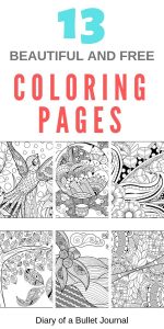 13 Free Printable Mindfulness Colouring Sheets