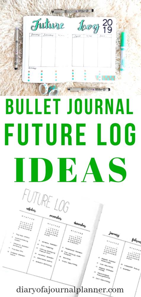 Bullet Journal Future Log Ideas