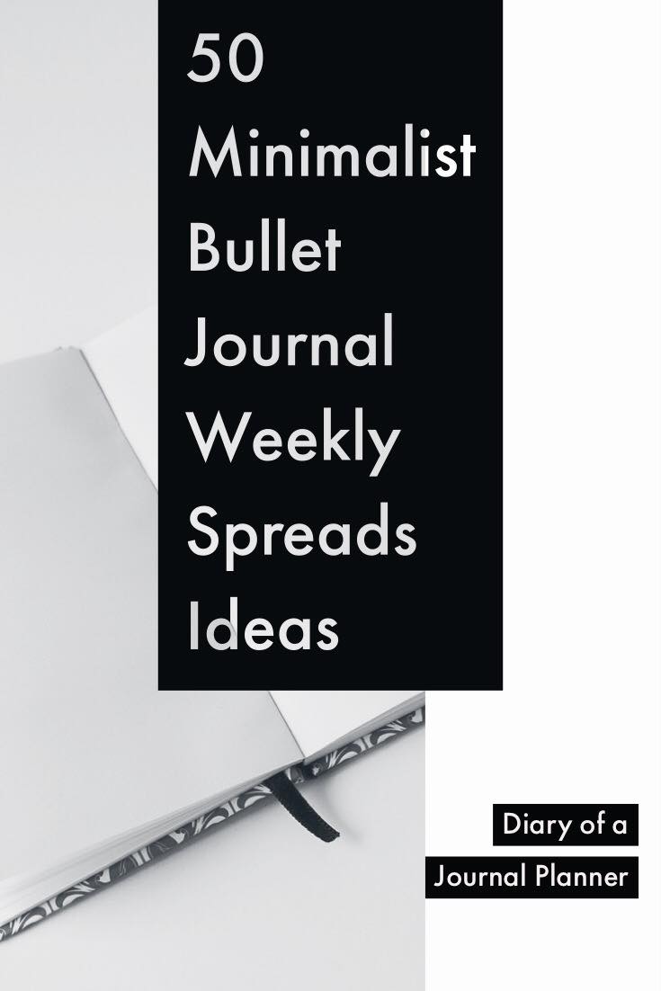 50+ Minimalist Bullet Journal Spread Ideas For Productivity-Minded People