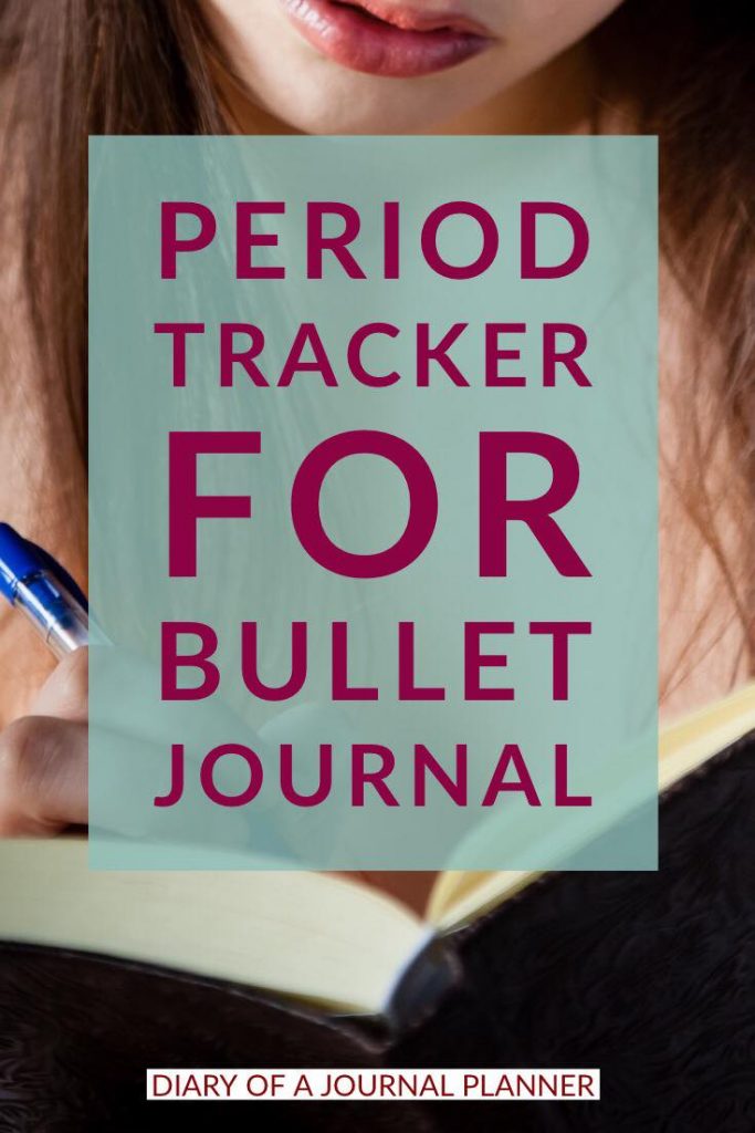 Period Tracker Bullet Journal Layout Ideas And FREE Period Tracker ...