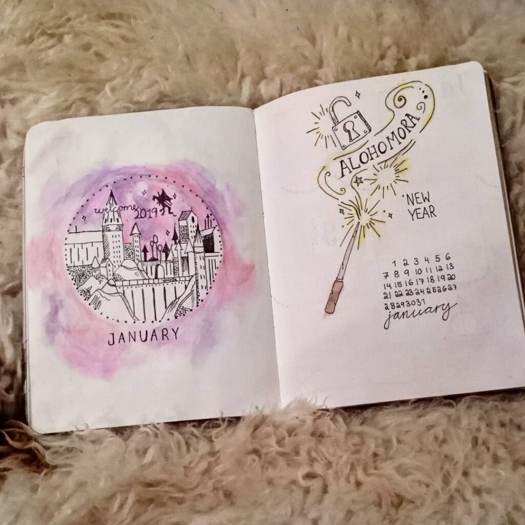 Harry Potter Bullet Journal Ideas