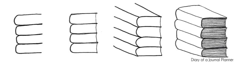 How To Draw A Book (5 Super Easy Step By Step Tutorials For Beginners)