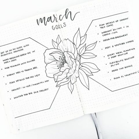 Beautiful Spring Bullet Journal Ideas You Need To Try