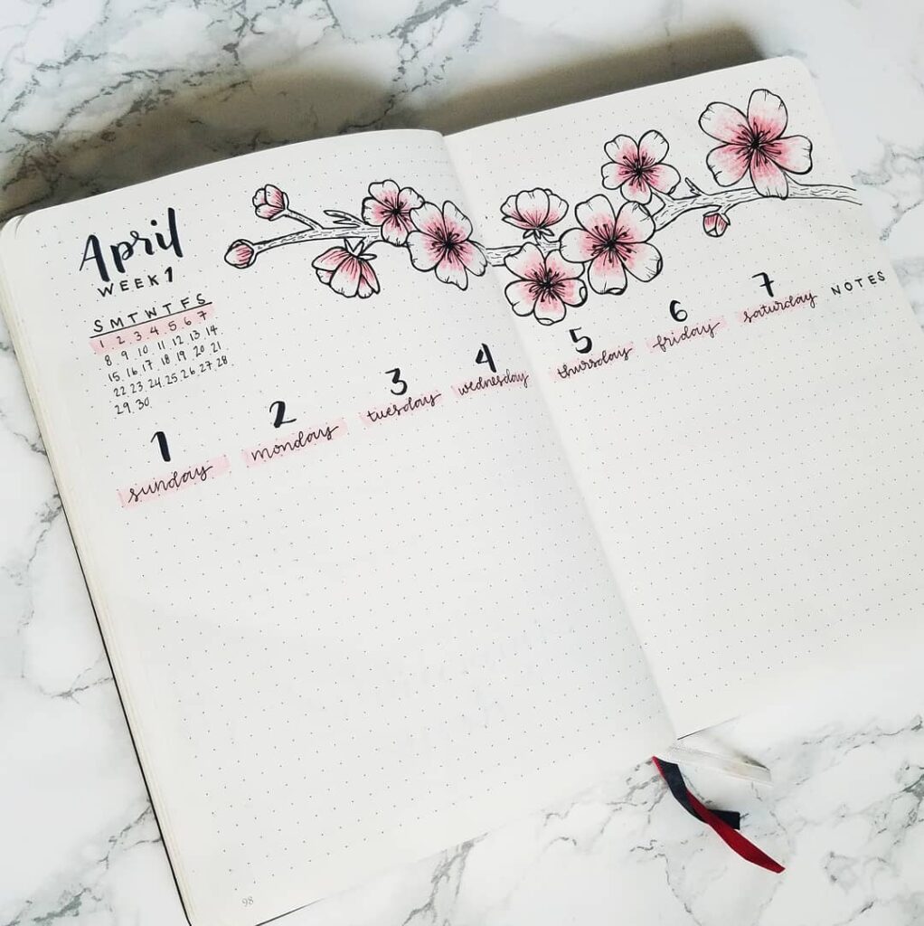 Beautiful Spring Bullet Journal Ideas You Need To Try