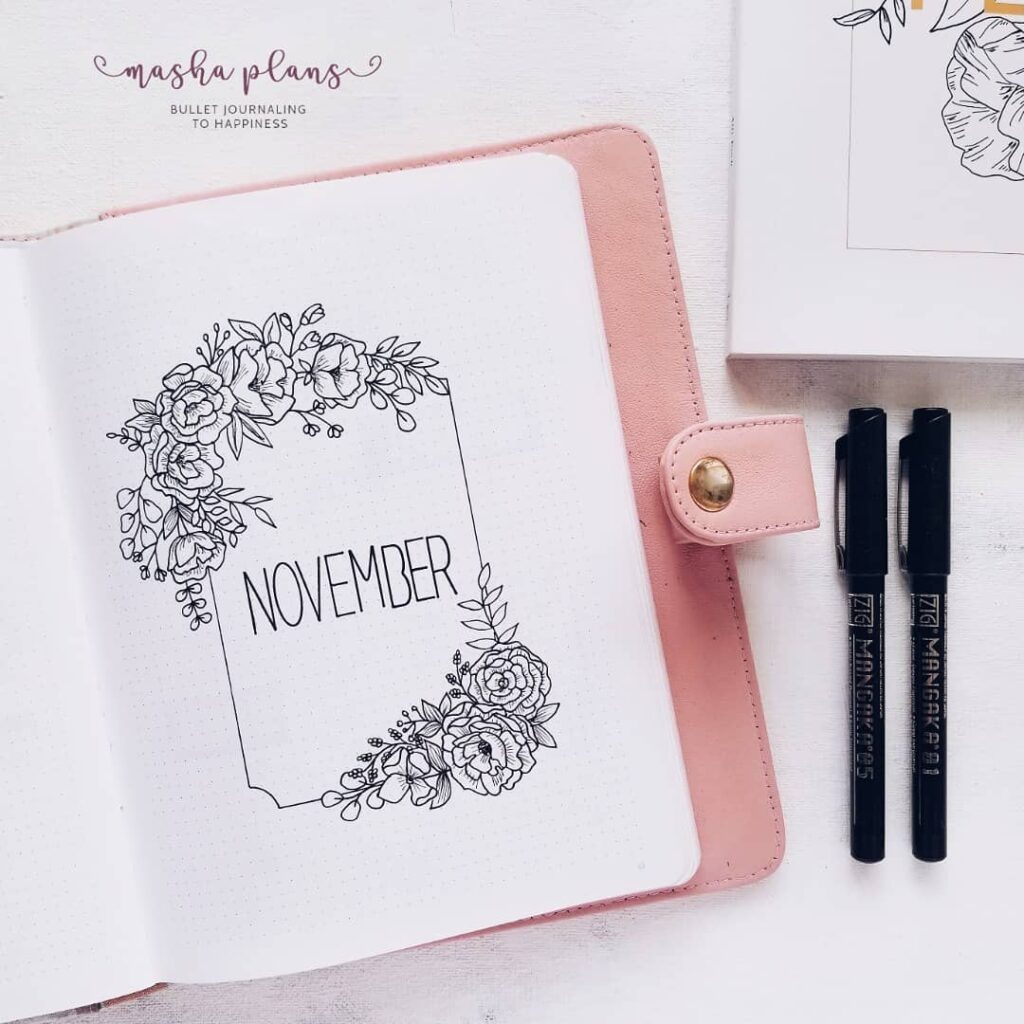 Flower Bullet Journal (15 Beautiful Floral Bujo Ideas For Your Spreads)