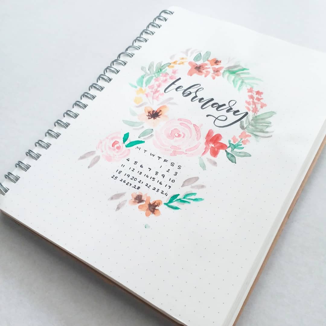 Flower Bullet Journal (15 Beautiful Floral Bujo Ideas For Your Spreads)