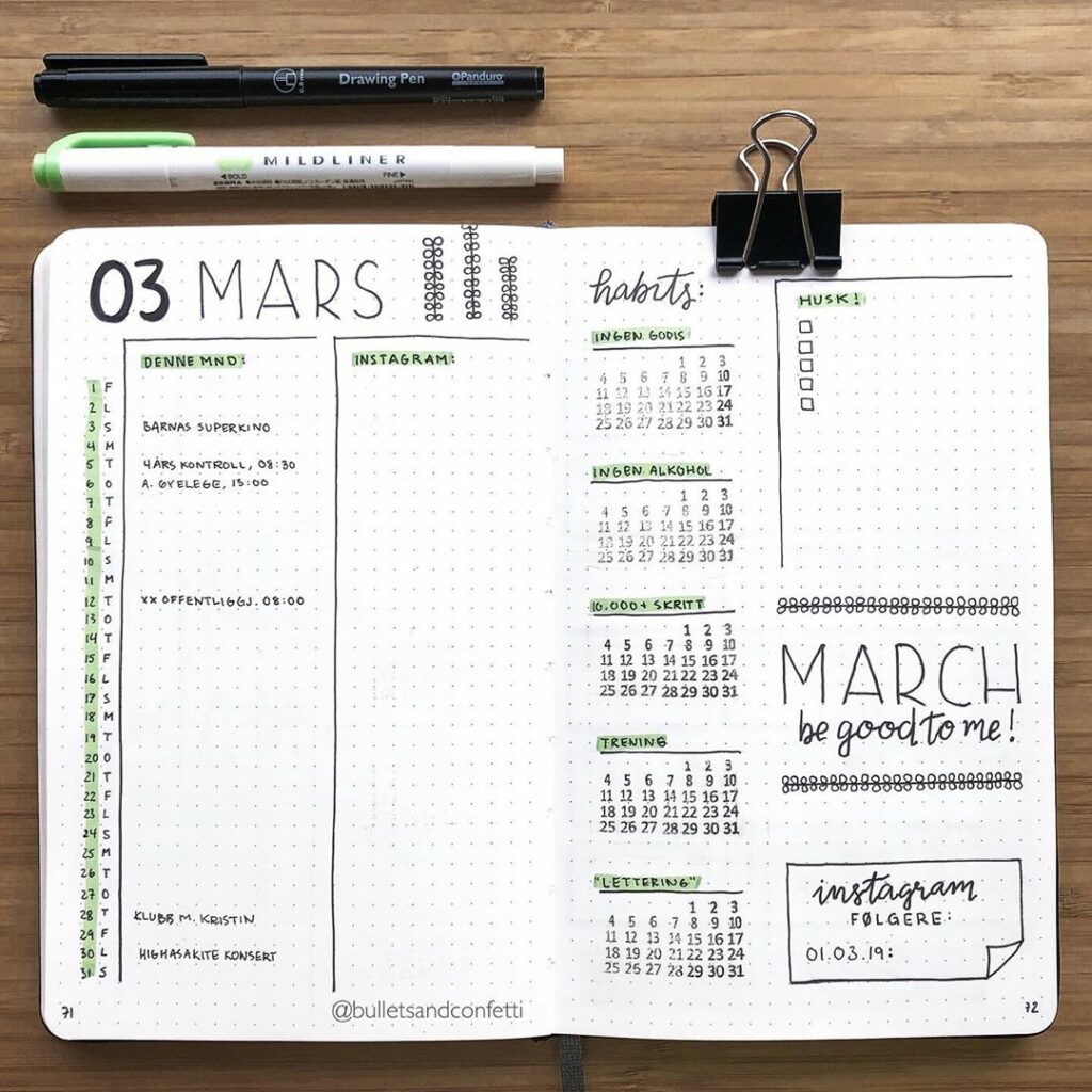 Beautiful Spring Bullet Journal Ideas You Need To Try