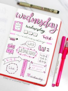 Easy Bullet Journal Headers & Banners (15 Tutorials Anyone Can Follow)