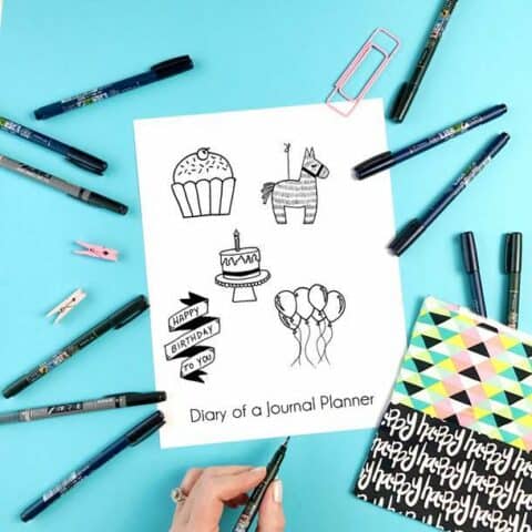 Easy Happy Birthday Doodles With Step By Step Instructions