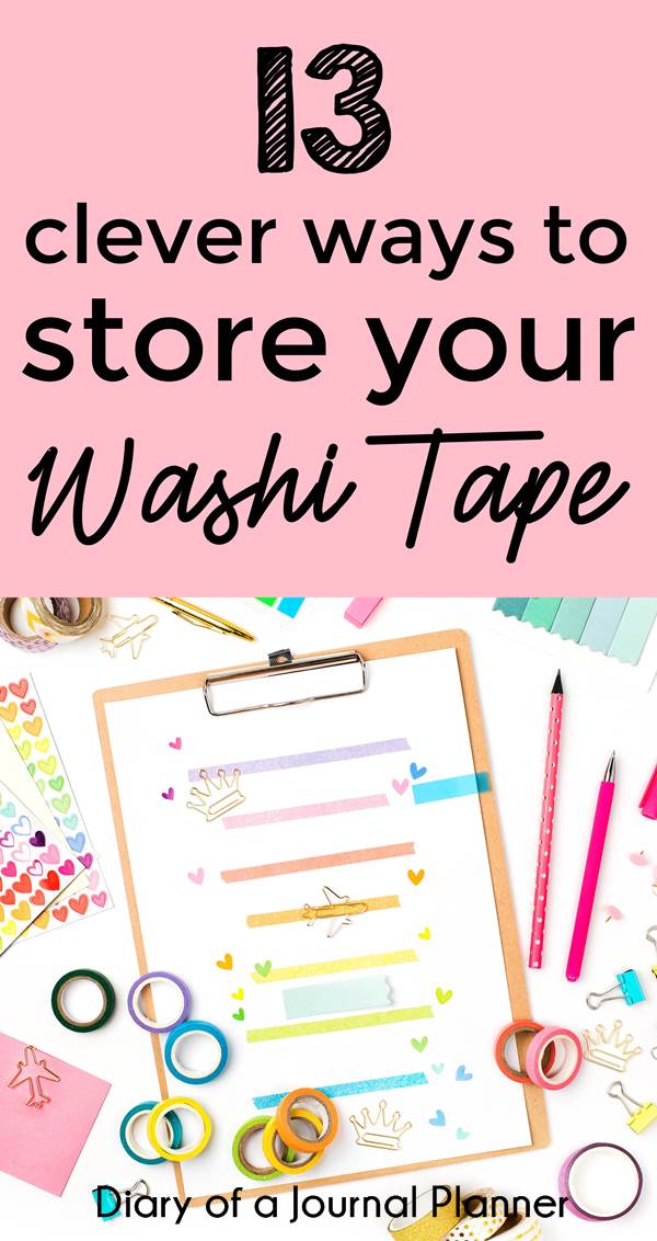 Washi Tape Storage Ideas (13 Clever Ways To Store Your Washi Rolls)