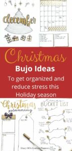 Get Organized For The Holidays With These Christmas Bullet Journal Ideas