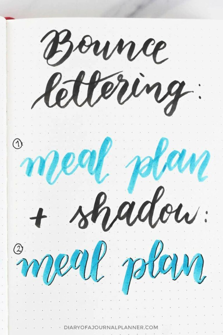 Bullet Journal Fonts 14 Fonts For Bullet Journal You Need To Try