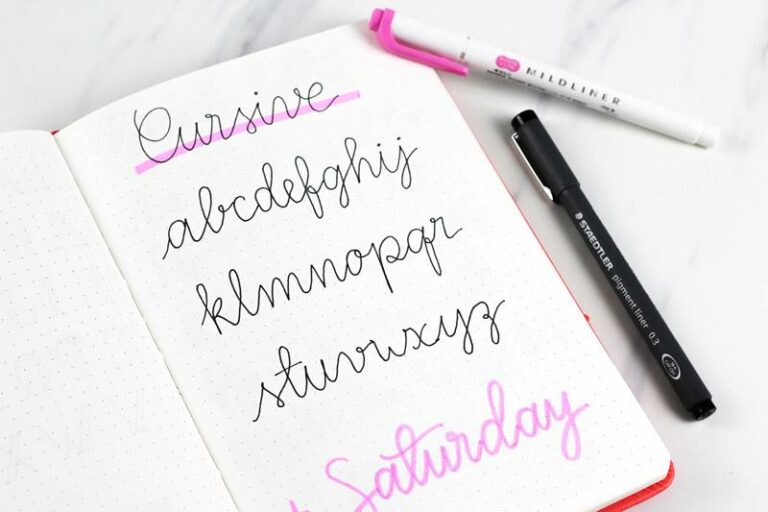 Bullet Journal Fonts (14 Fonts For Bullet Journal You Need To Try!)