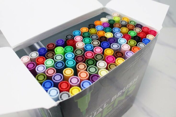 Tombow Color Chart (+ Printable to track your 108 or 96 dual brush pens)