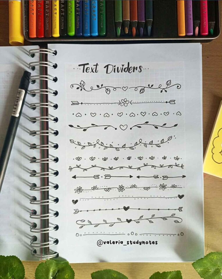 Bullet Journal Borders To Make Your Bujo Pages Pretty