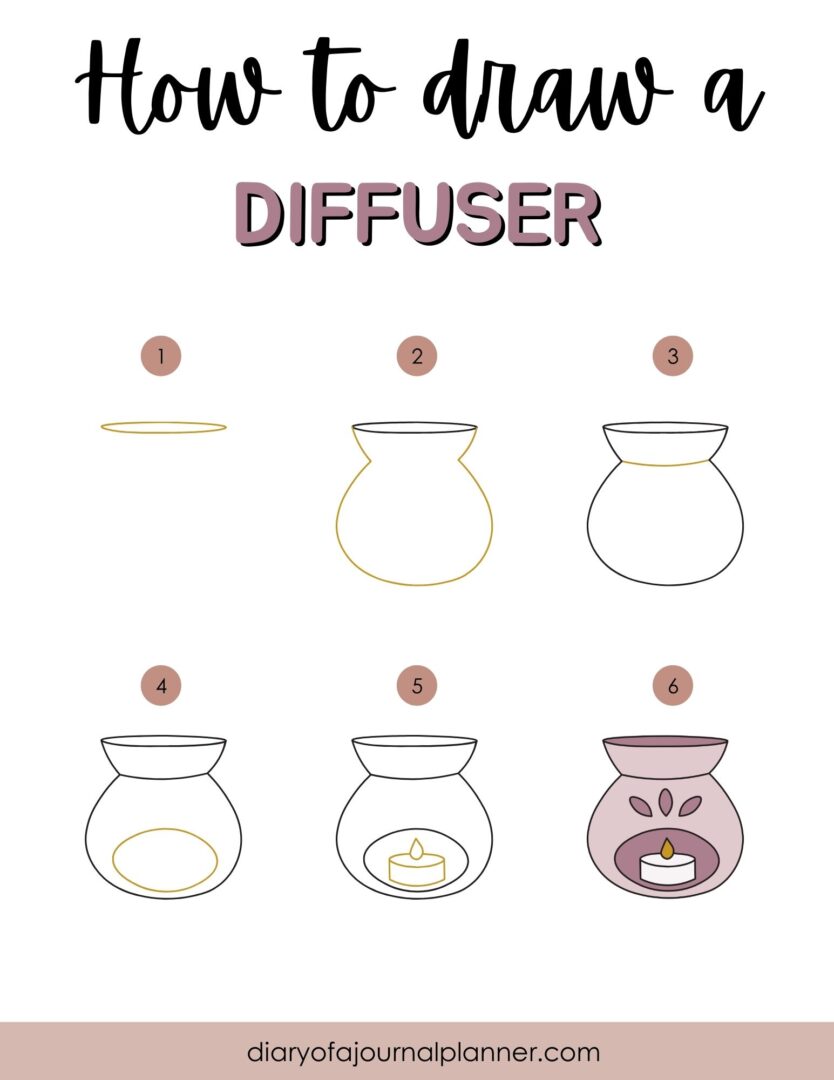 How To Draw A Diffuser – Easy Diffuser Drawing To Try