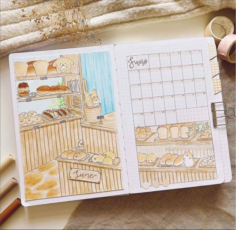 June Bullet Journal Ideas You Will Love with FREE Bullet Journal June ...