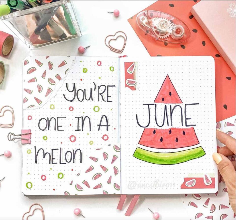 June Bullet Journal Ideas You Will Love with FREE Bullet Journal June ...