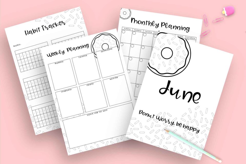 June Bullet Journal Ideas You Will Love with FREE Bullet Journal June ...