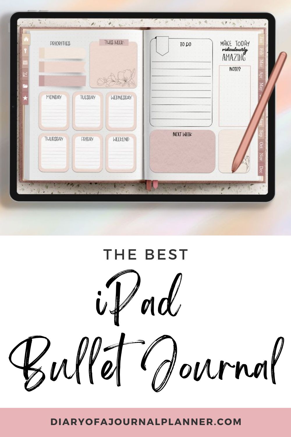 The Best iPad Bullet Journal And How You Can Start One Today!