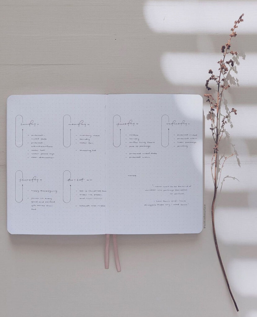 November Bullet Journal Ideas – With Free November Bujo Printable