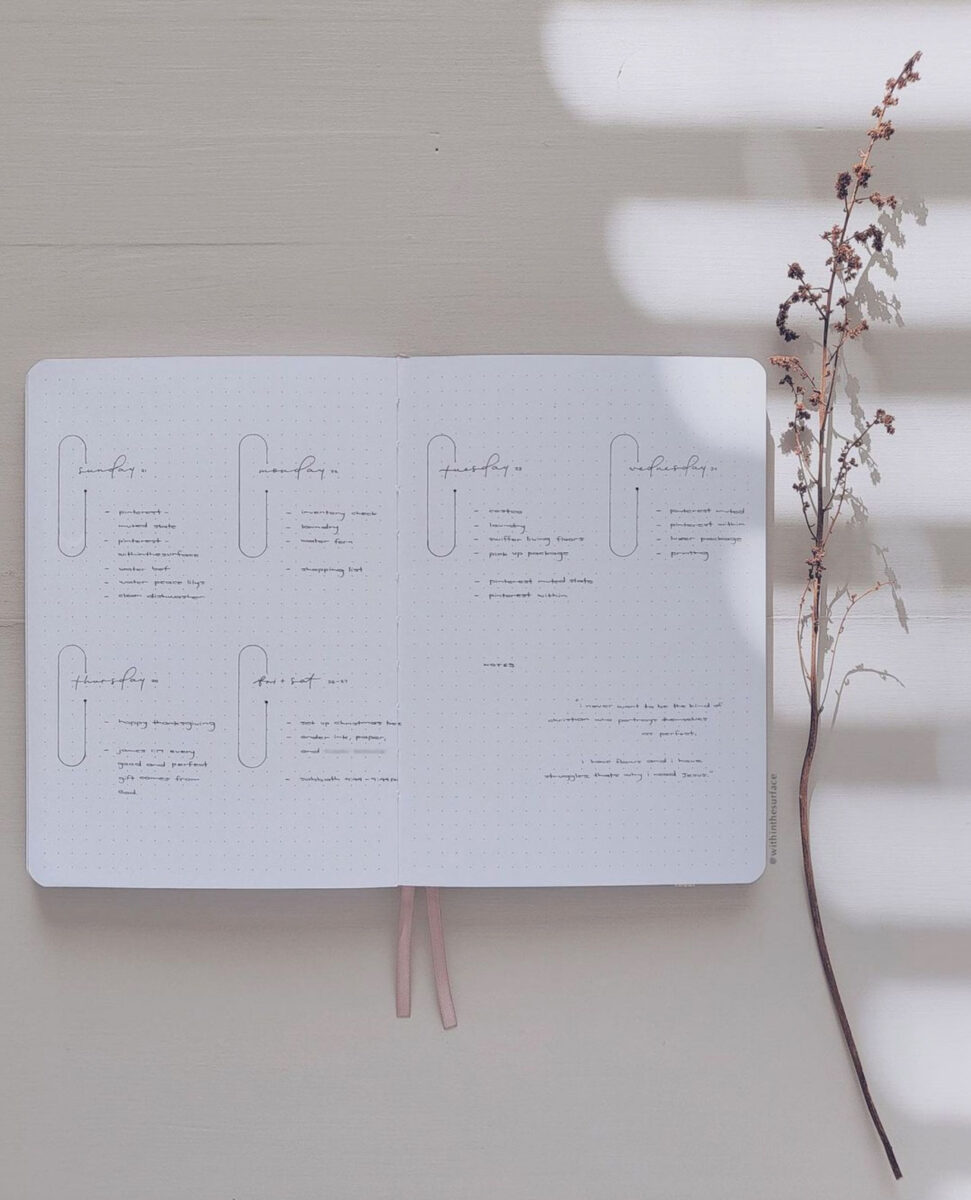 November Bullet Journal Ideas – With Free November Bujo Printable