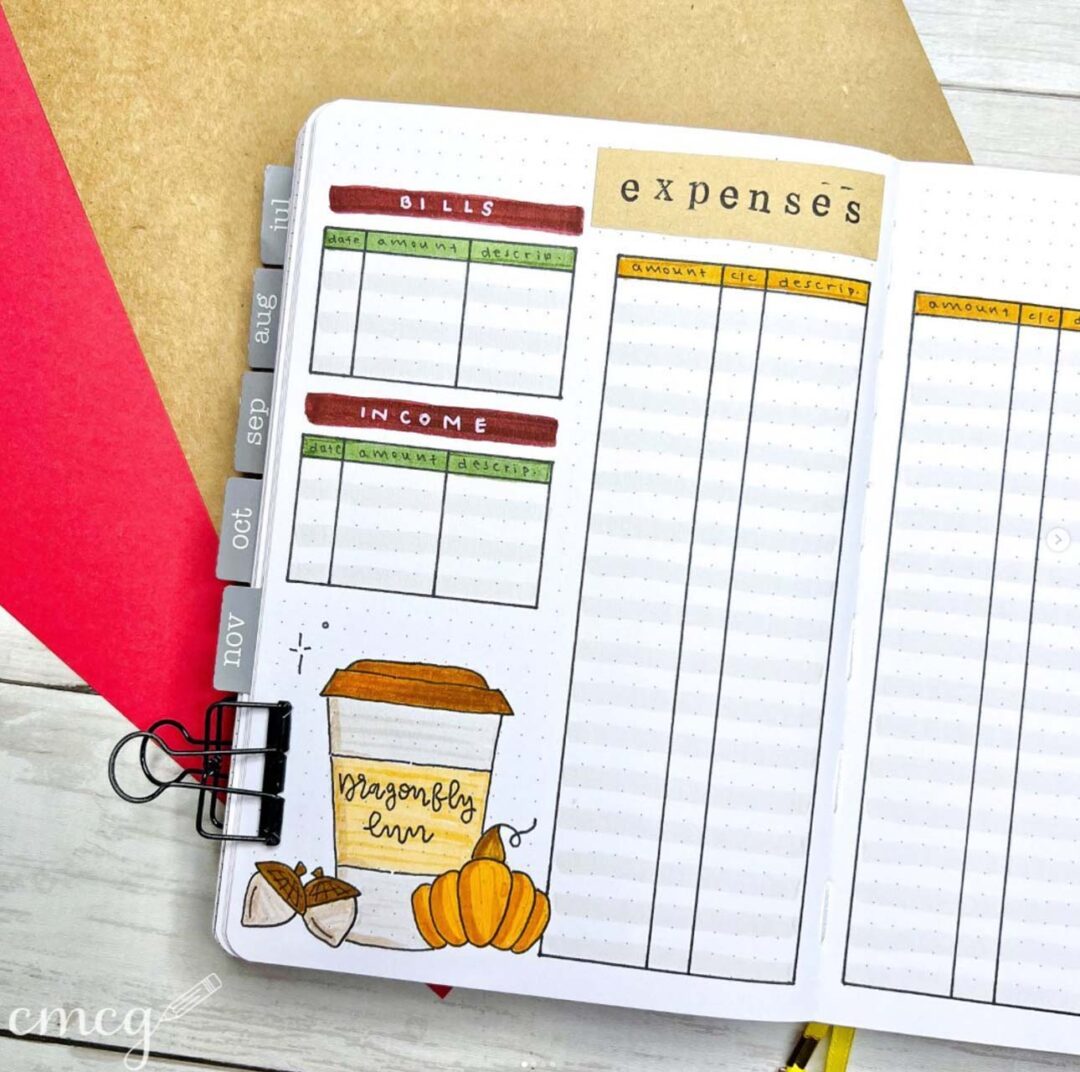 November Bullet Journal Ideas – With Free November Bujo Printable