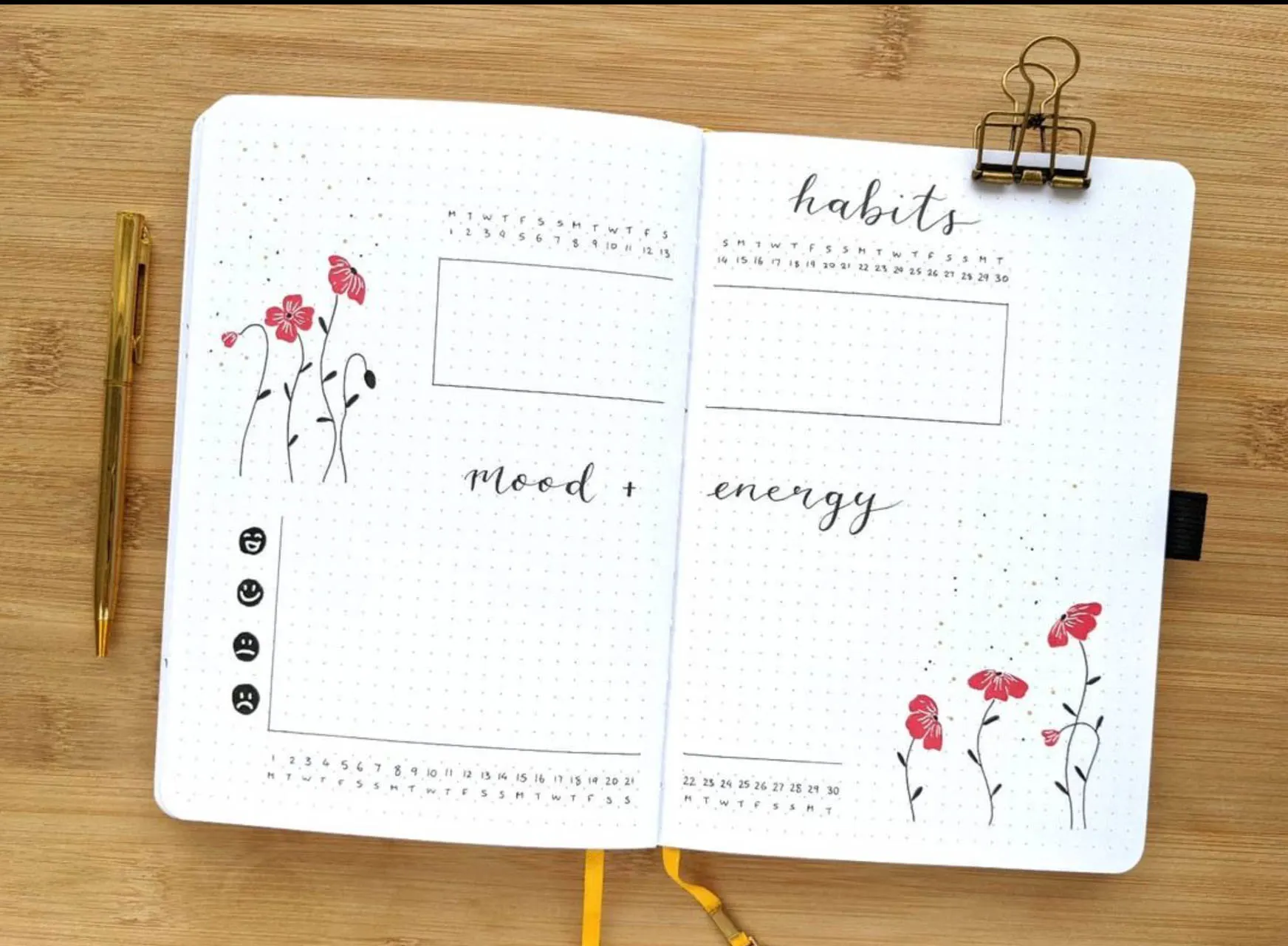 November Bullet Journal Ideas – With Free November Bujo Printable