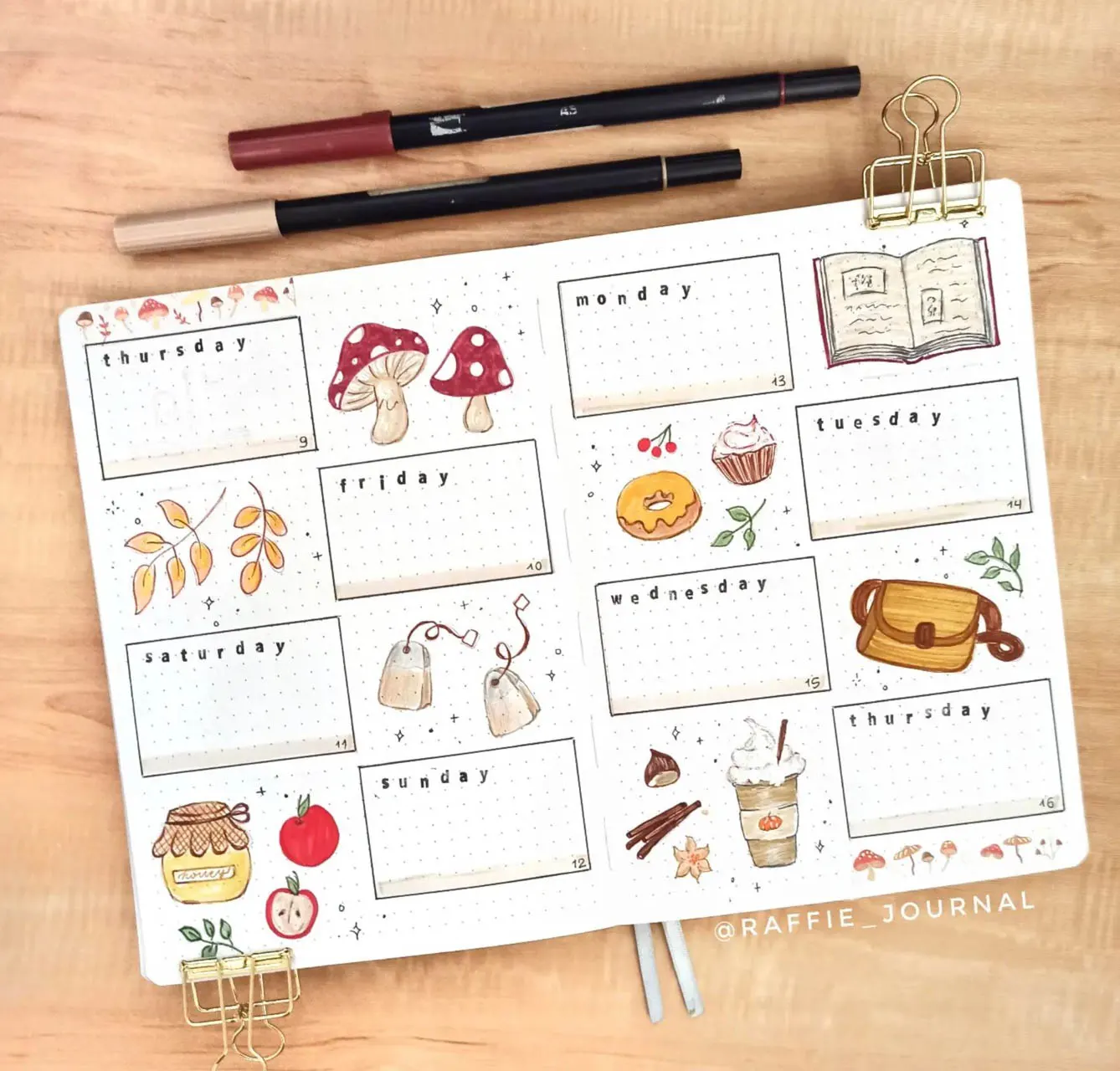November Bullet Journal Ideas – With Free November Bujo Printable