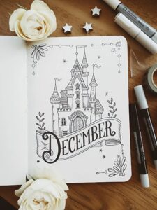 December Bujo with Free December Bullet Journal Printable