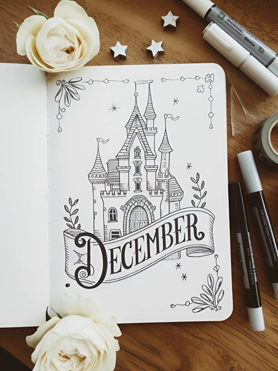 December Bujo with Free December Bullet Journal Printable