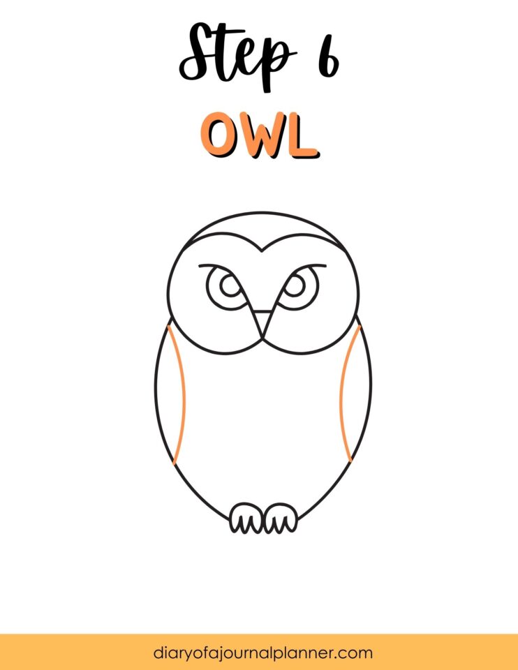 How To Draw An Owl - Easy Owl Drawing To Try