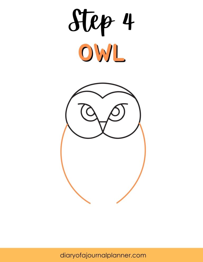 How To Draw An Owl - Easy Owl Drawing To Try