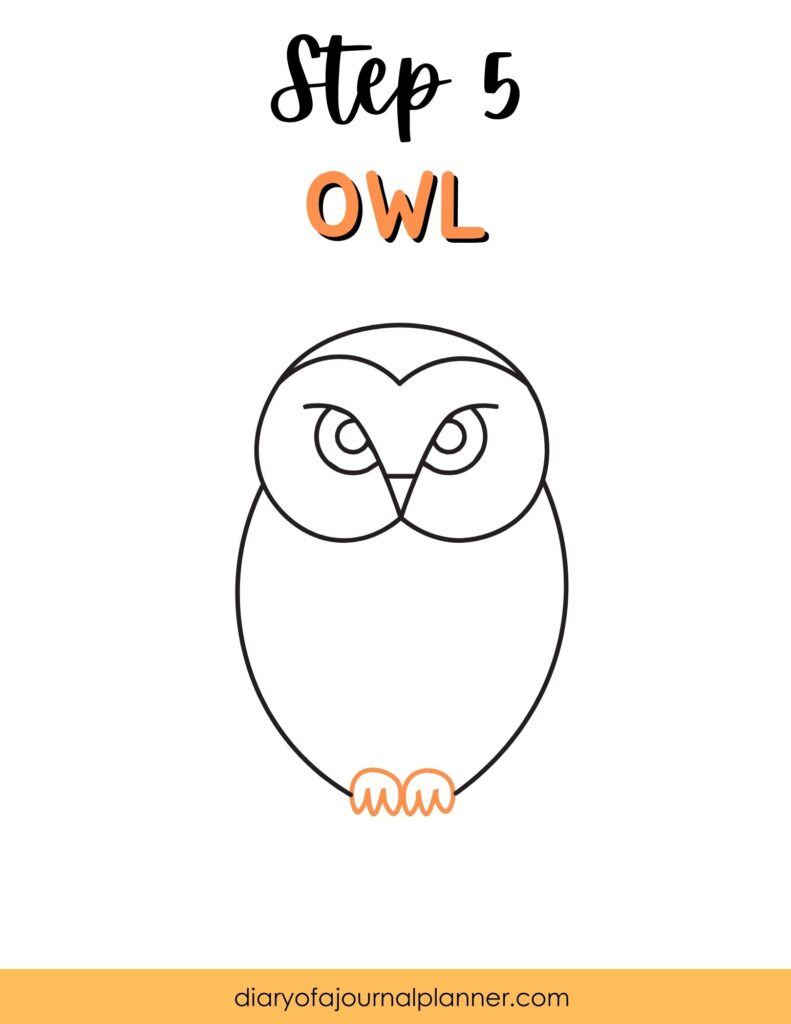 How To Draw An Owl - Easy Owl Drawing To Try