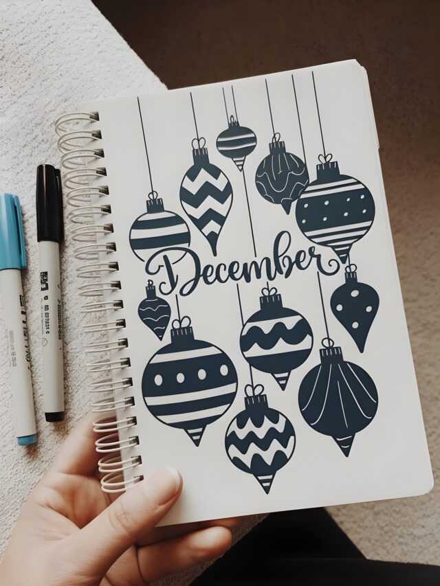December Bujo with Free December Bullet Journal Printable
