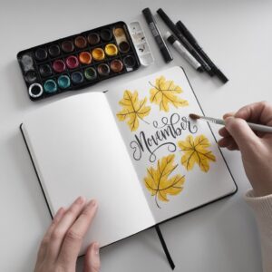 November Bujo Cover Page Ideas