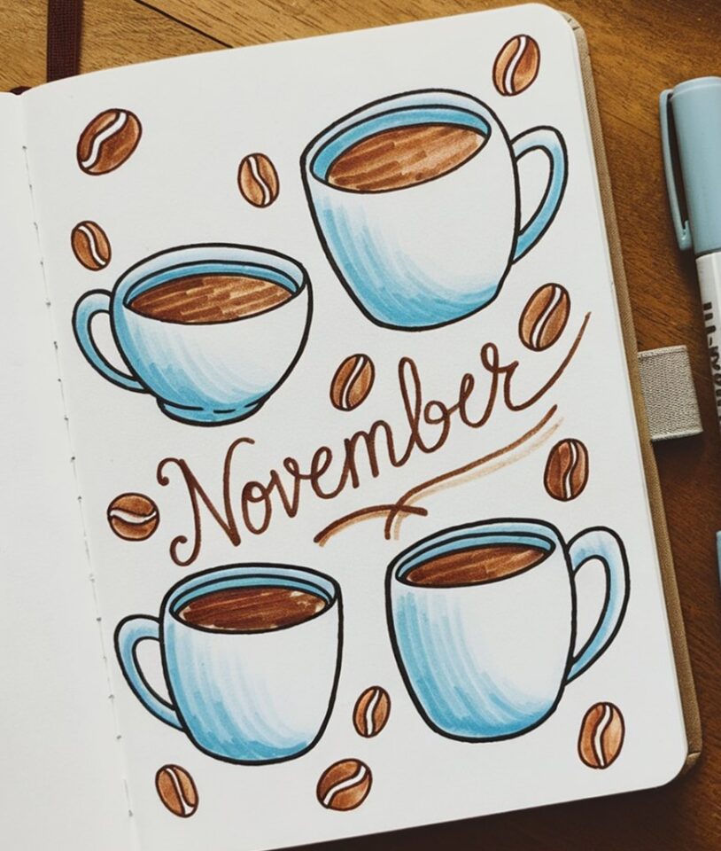 November Bujo Cover Page Ideas
