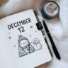 December Bujo with Free December Bullet Journal Printable