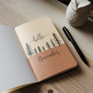 November Bujo Cover Page Ideas