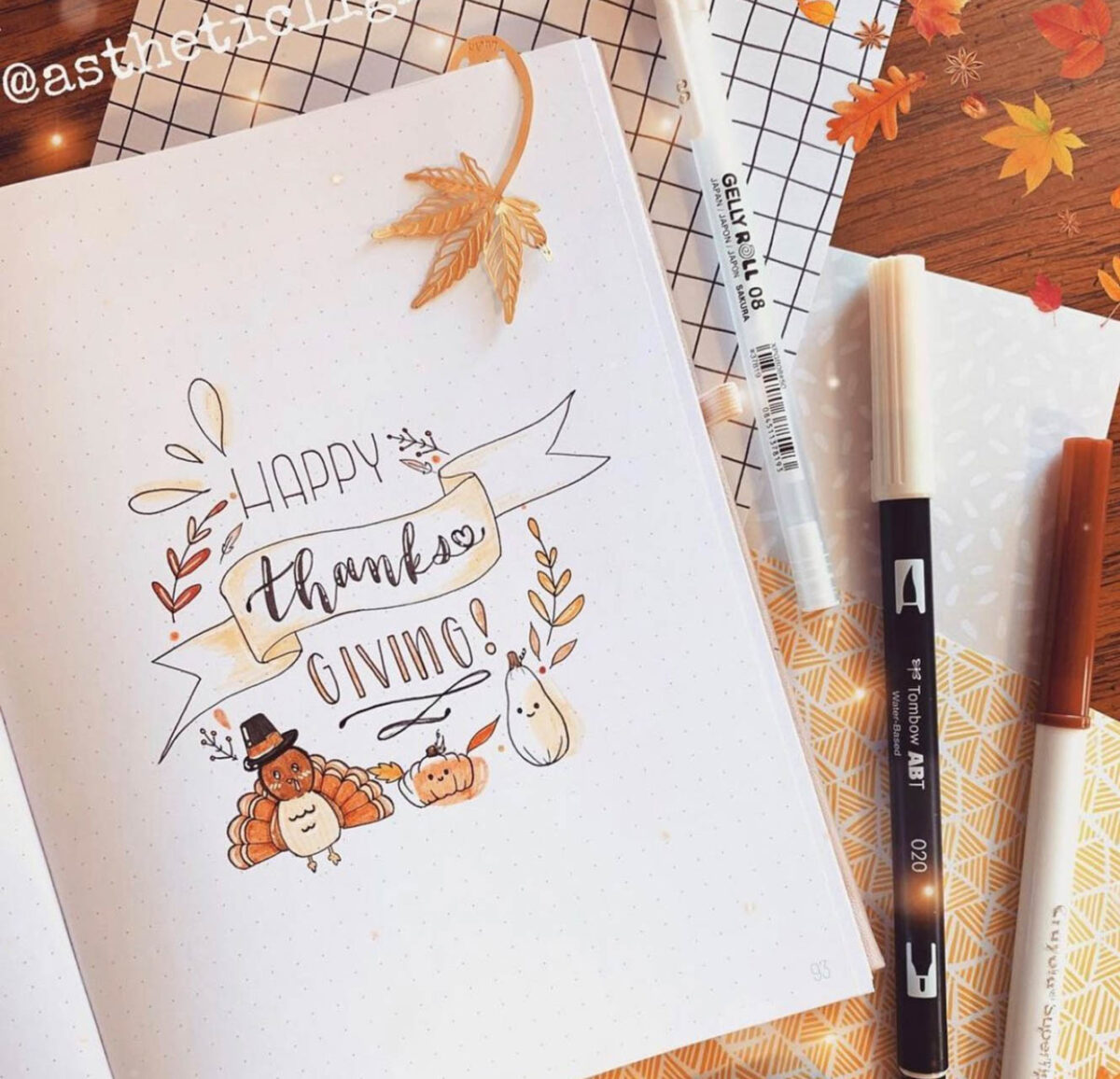 November Bujo Cover Page Ideas