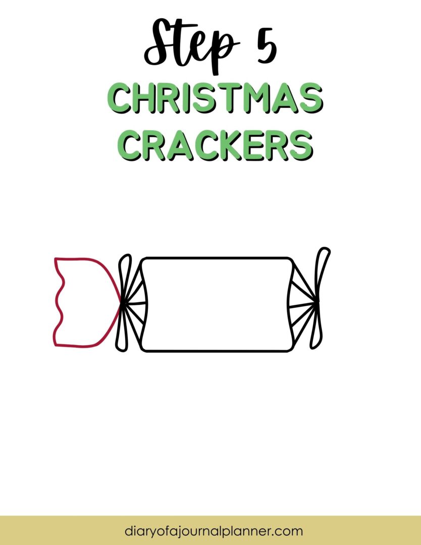 How To Draw Christmas Crackers – Easy Christmas Crackers Drawing To Try