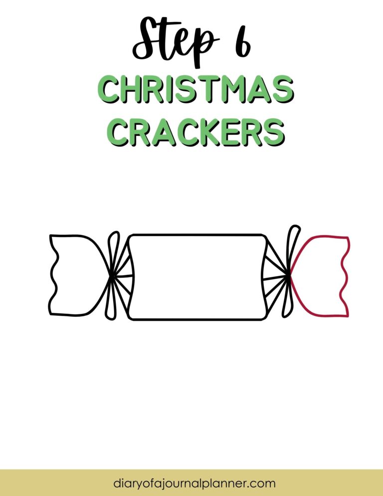 How To Draw Christmas Crackers – Easy Christmas Crackers Drawing To Try
