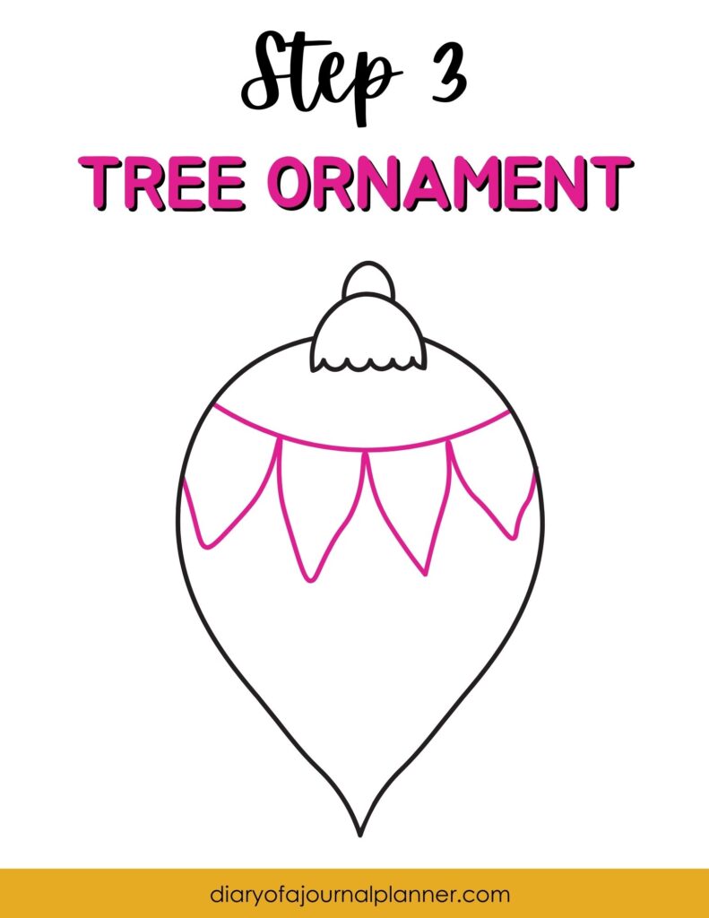 How To Draw A Christmas Tree Ornament – Easy Christmas Tree Ornament ...