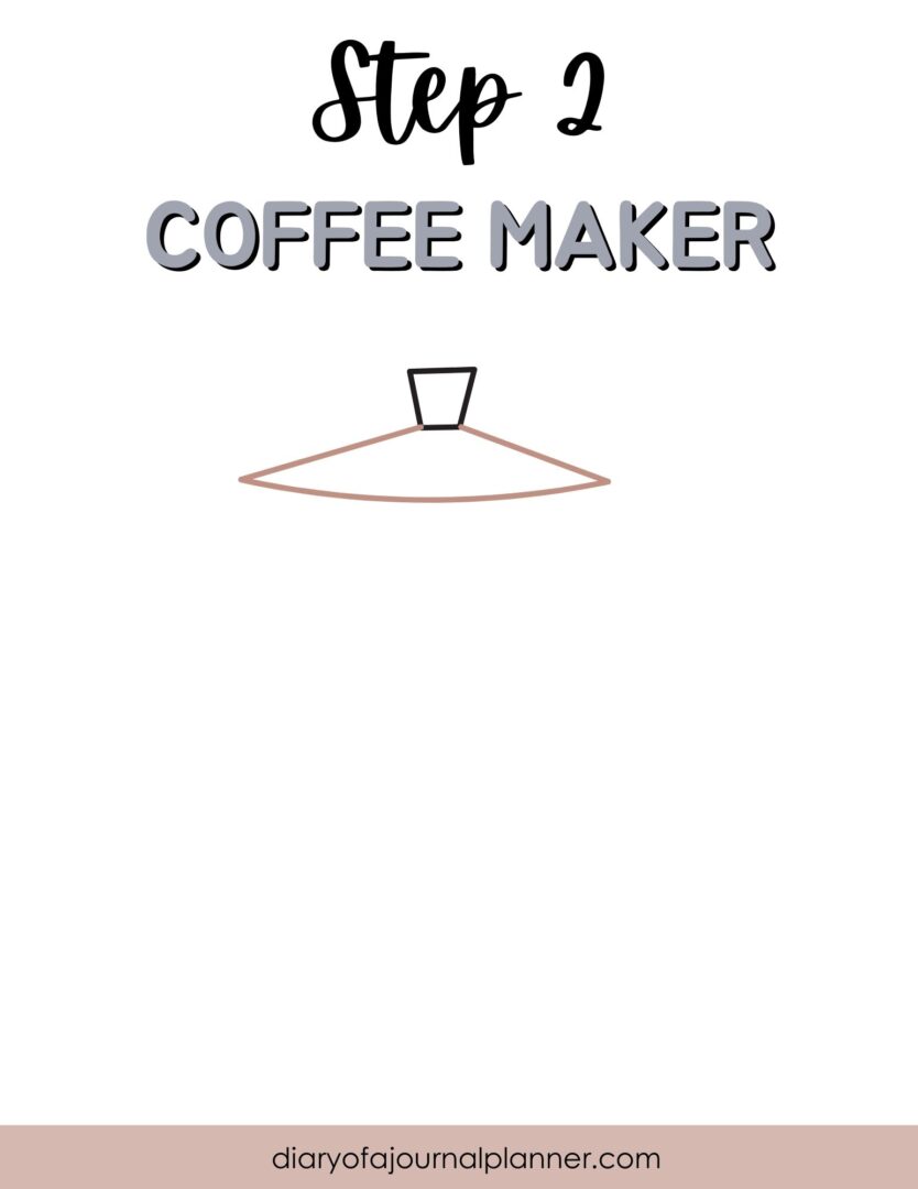 How To Draw A Coffee Maker – Easy Coffee Maker Drawing To Try