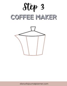 How To Draw A Coffee Maker – Easy Coffee Maker Drawing To Try