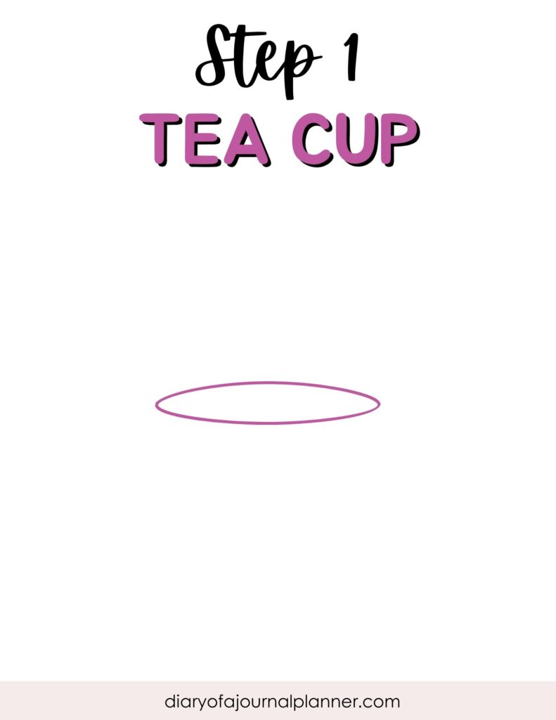How To Draw A Tea Cup – Easy Tea Cup Drawing To Try
