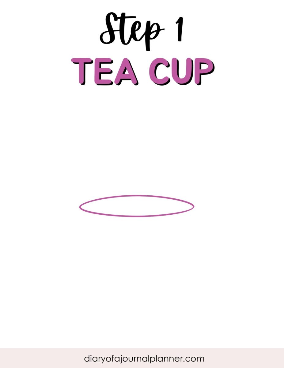 How To Draw A Tea Cup – Easy Tea Cup Drawing To Try